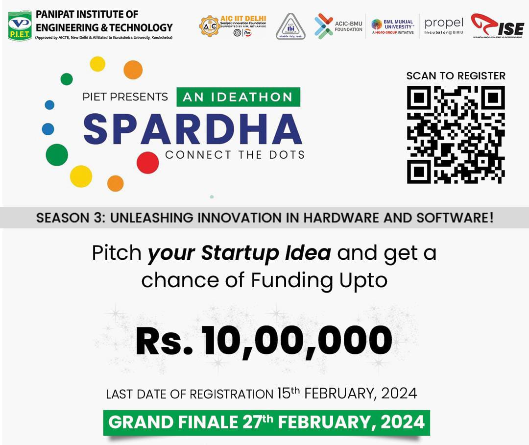 Spardha Ideathon 2025 | Schools - RISE - P.I.E.T